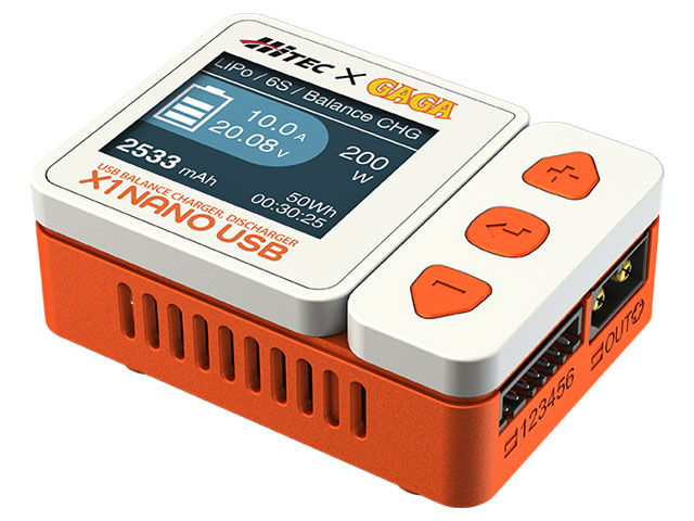 USBバランス充・放電器 X1 NANO USB[ X1 ナノ USB ] | Hitec Multiplex Japan Inc.