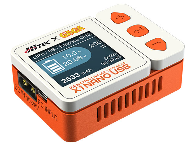 USBバランス充・放電器 X1 NANO USB[ X1 ナノ USB ] | Hitec Multiplex Japan Inc.