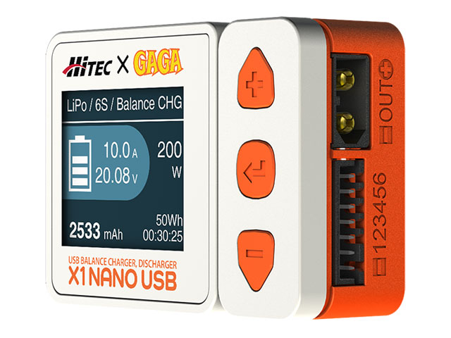 USBバランス充・放電器 X1 NANO USB[ X1 ナノ USB ] | Hitec Multiplex Japan Inc.
