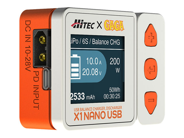 USBバランス充・放電器 X1 NANO USB[ X1 ナノ USB ] | Hitec Multiplex Japan Inc.