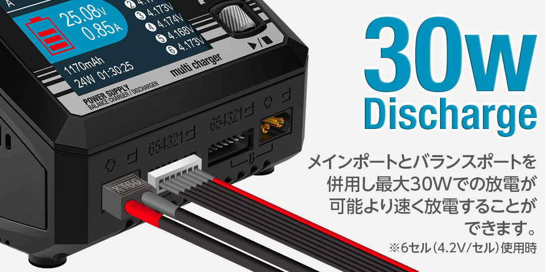 AC/DC 充・放電器 Multi Charger X2 AC PLUS 200[ マルチチャージャー X2 ACプラス 200 ...