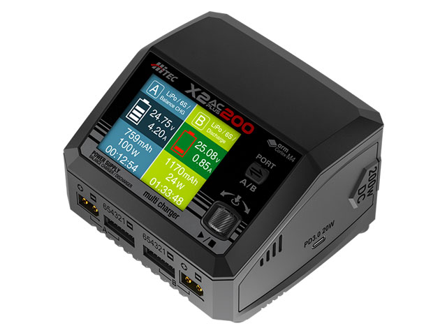 AC/DC 充・放電器 Multi Charger X2 AC PLUS 200[ マルチチャージャー X2 ACプラス 200 ...