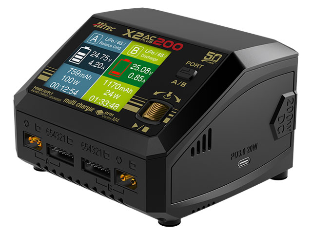 AC/DC 充・放電器 Multi Charger X2 AC PLUS 200[ マルチチャージャー X2 ACプラス 200 ...