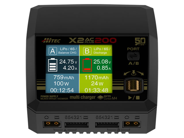 AC/DC 充・放電器 Multi Charger X2 AC PLUS 200 50th anniv.[ マルチチャージャー X2 AC ...