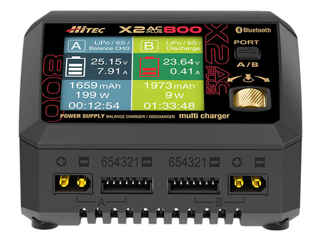 AC/DC 充・放電器 Multi Charger X2 AC PLUS 800[ マルチチャージャー X2 ACプラス 800（ゴールド ...