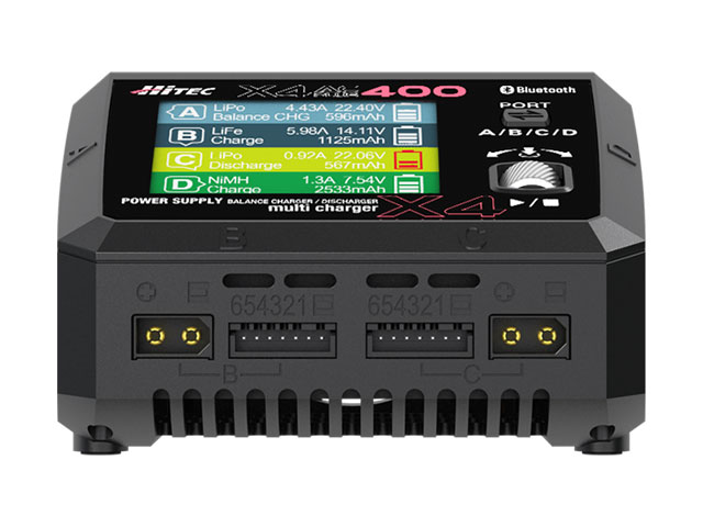 AC/DC 充・放電器 Multi Charger X4 AC PLUS 400[ マルチチャージャー X4 ACプラス 400 ...